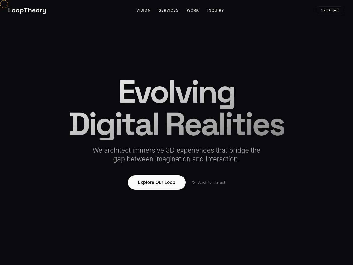 LoopTheory 3D Interactive Site