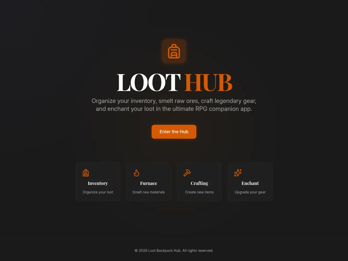 Loot Backpack Hub