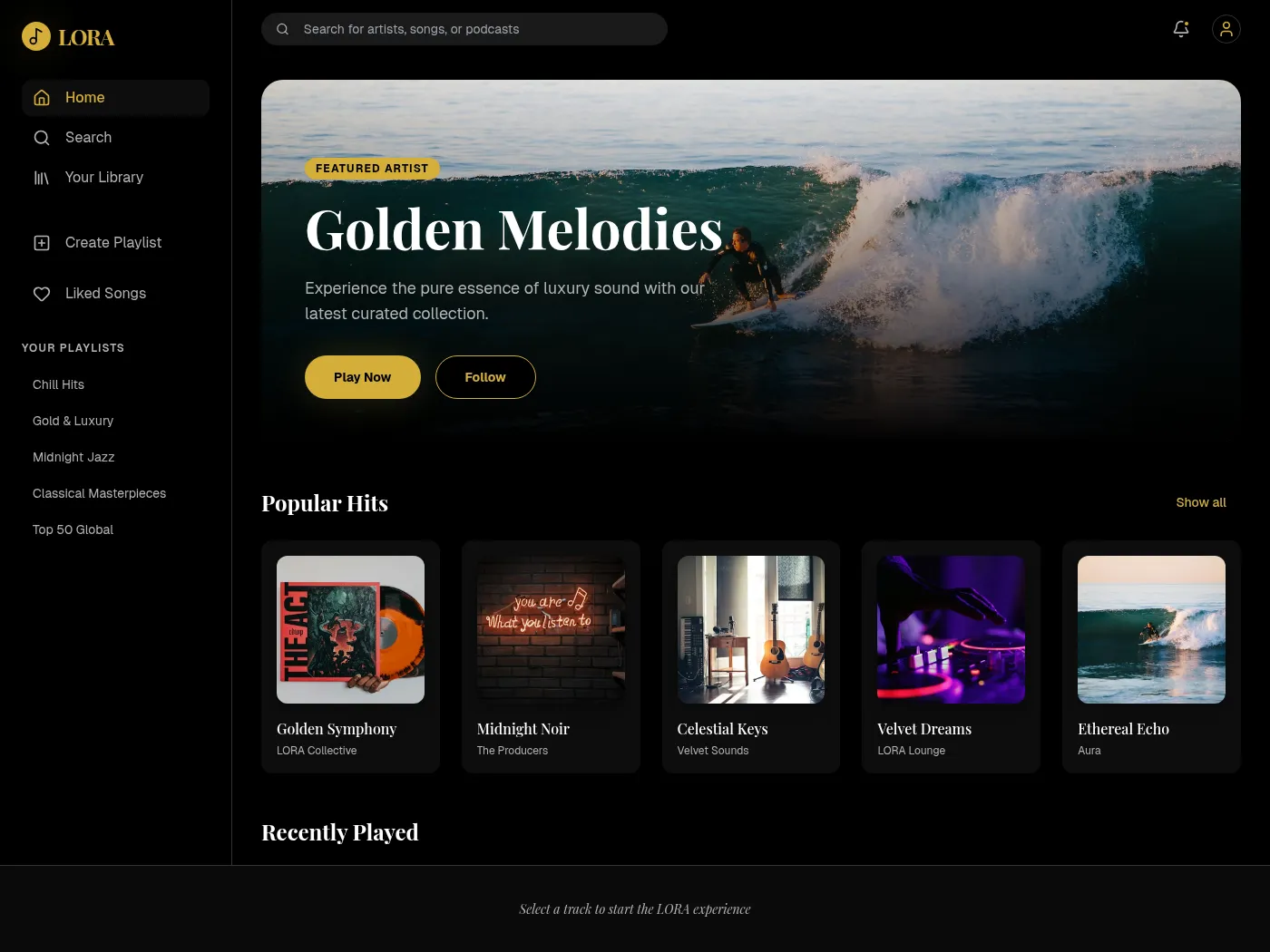 Lora Music Streaming