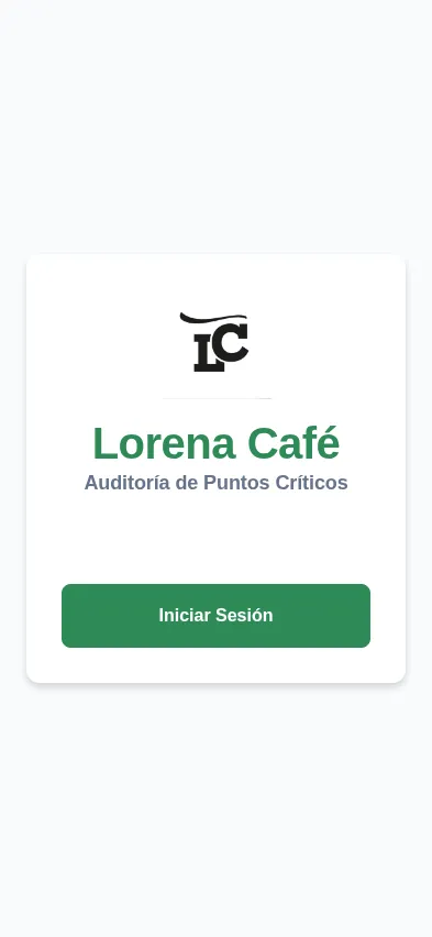 Lorena Café Audit App (Remix)