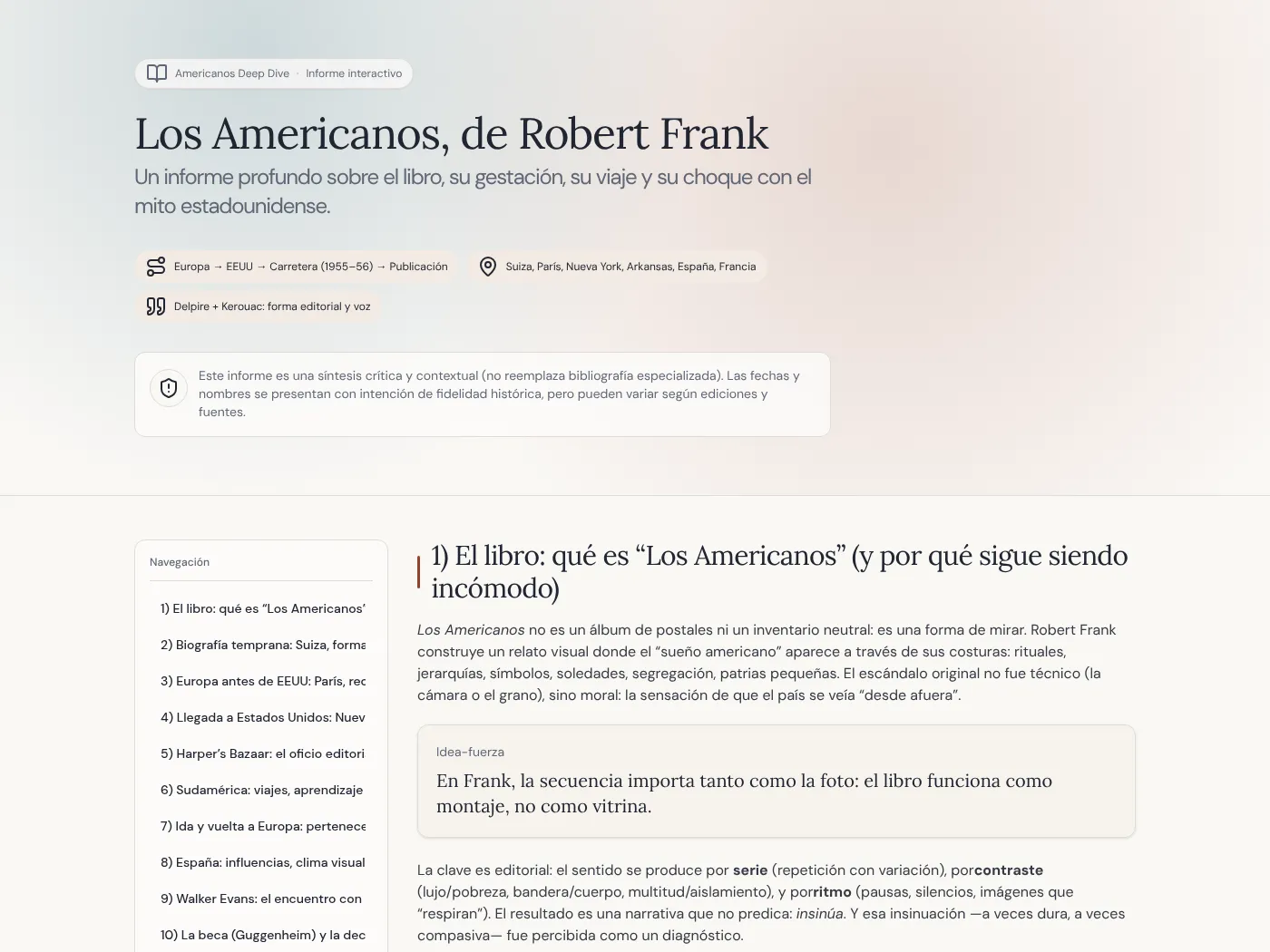 Americanos Deep Dive