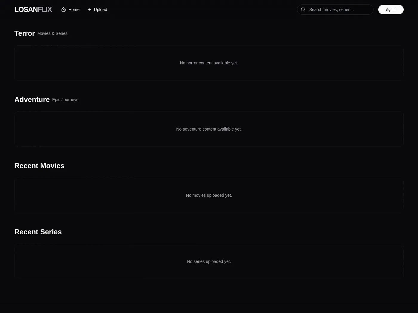 LosanFlix Streaming Hub
