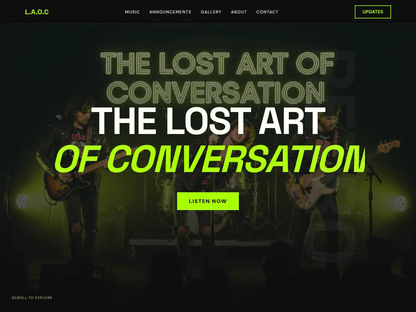 Lost Art Band Site
