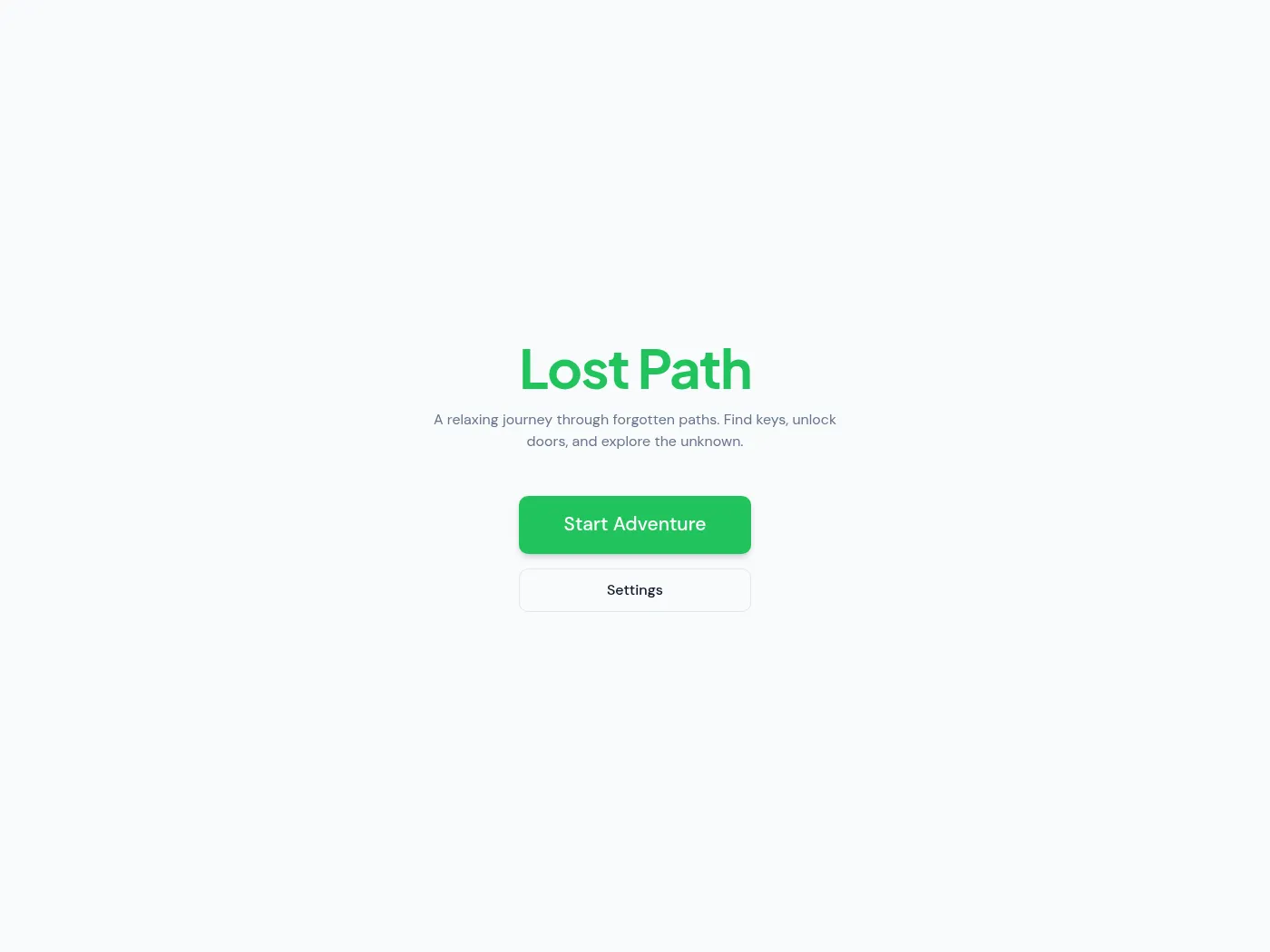 Lost Path Adventure