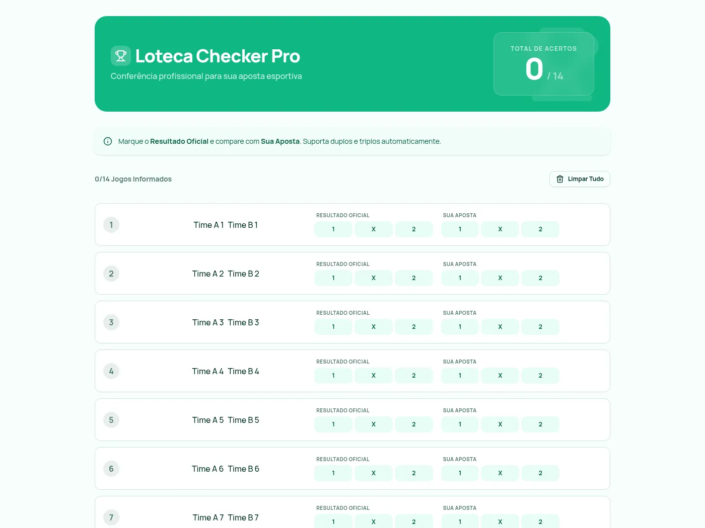Loteca Checker Pro