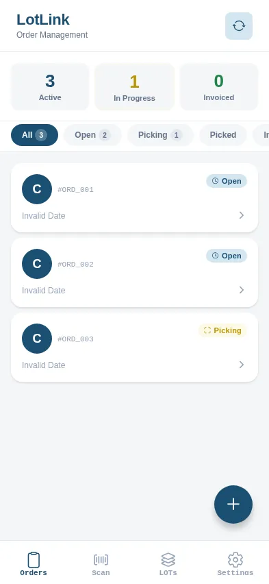 LotLink Mobile Scanner
