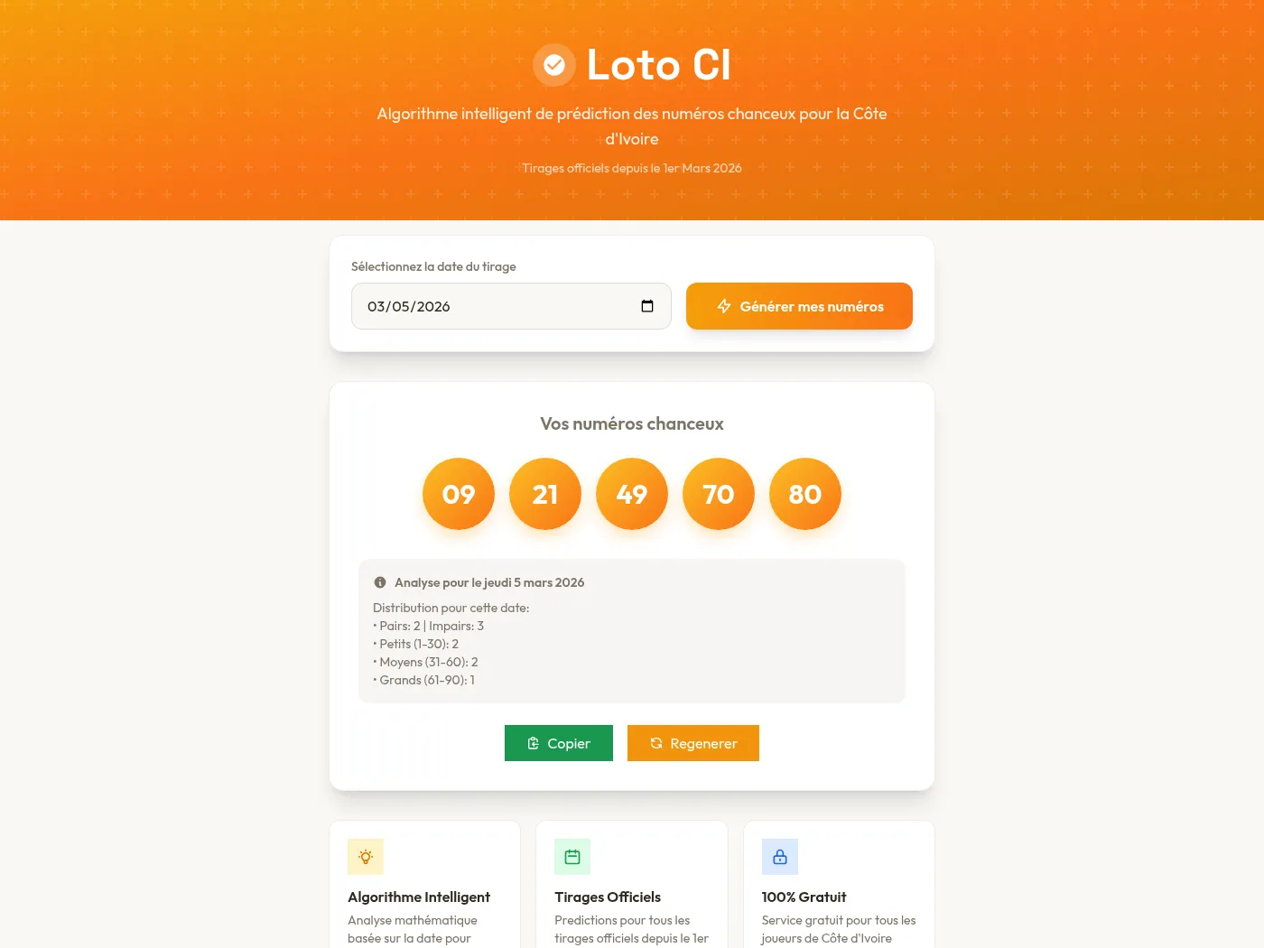 Loto Algorithm Côte d'Ivoire