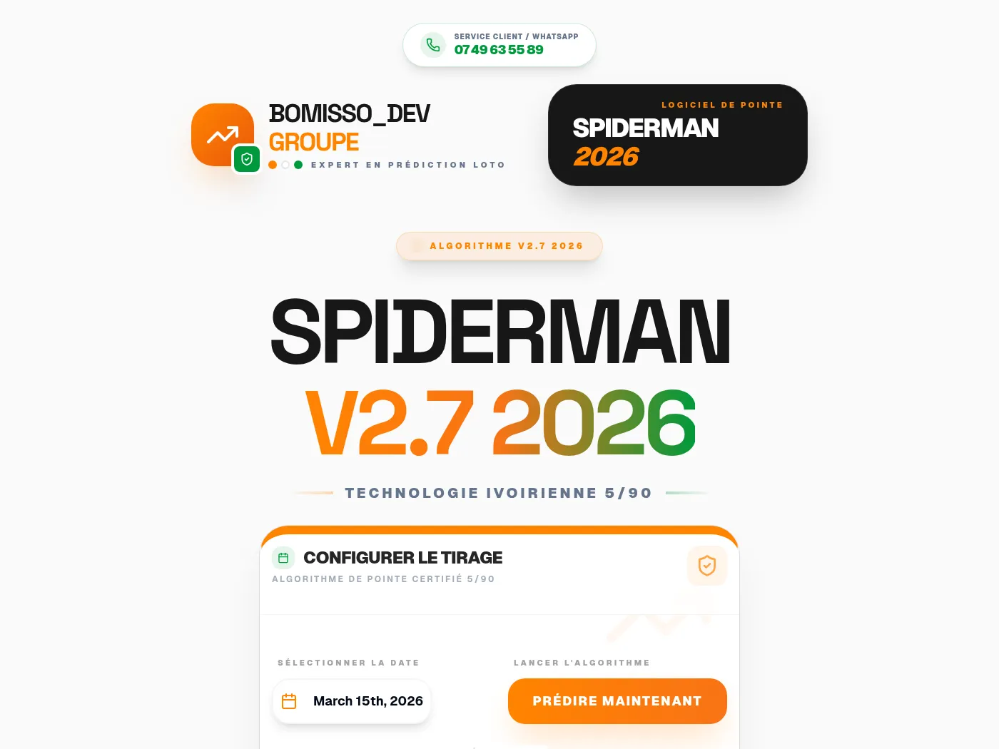 Spiderman V2.7 Loto Predictor