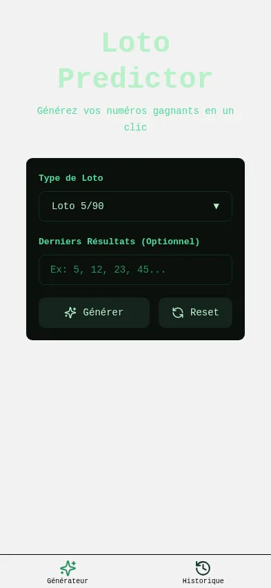 Loto Predictor