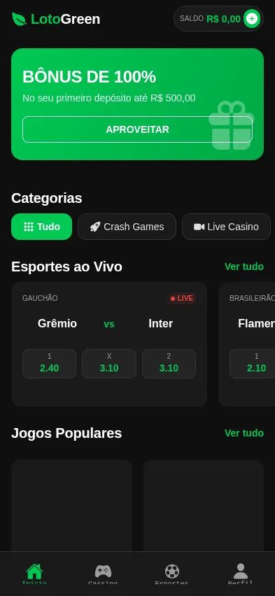 LotoGreen Web Clone