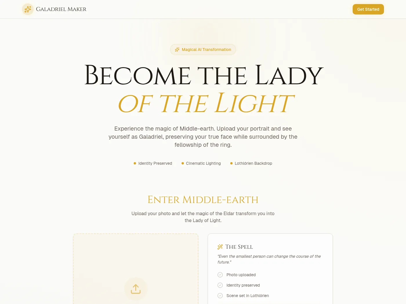 Galadriel Fantasy Photo Maker