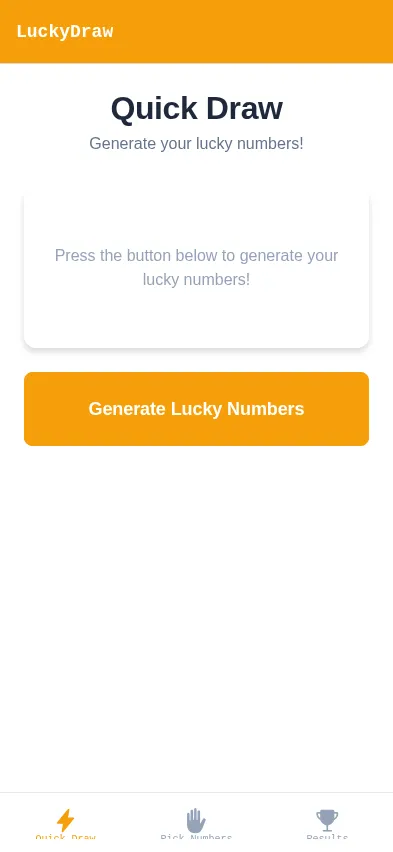 LuckyDraw App