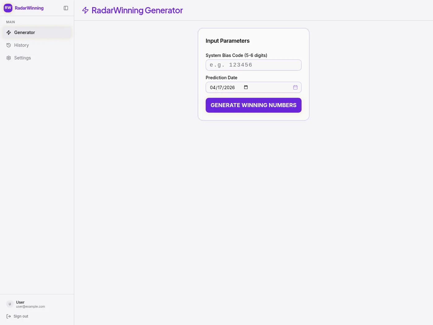 System Bias Lottery Picker