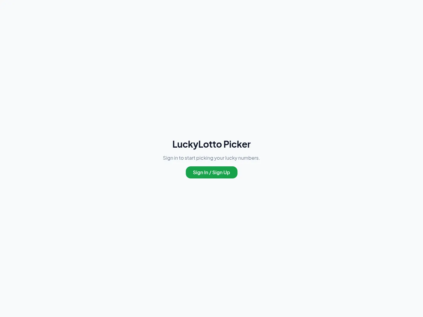 LuckyLotto Picker