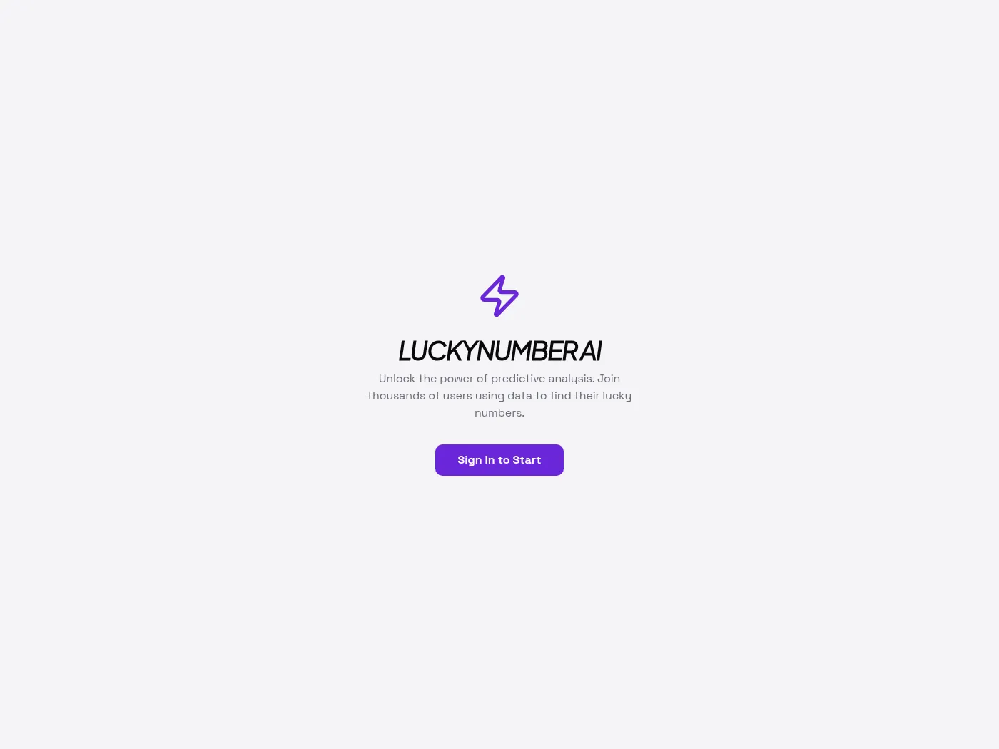 LuckyNumber AI