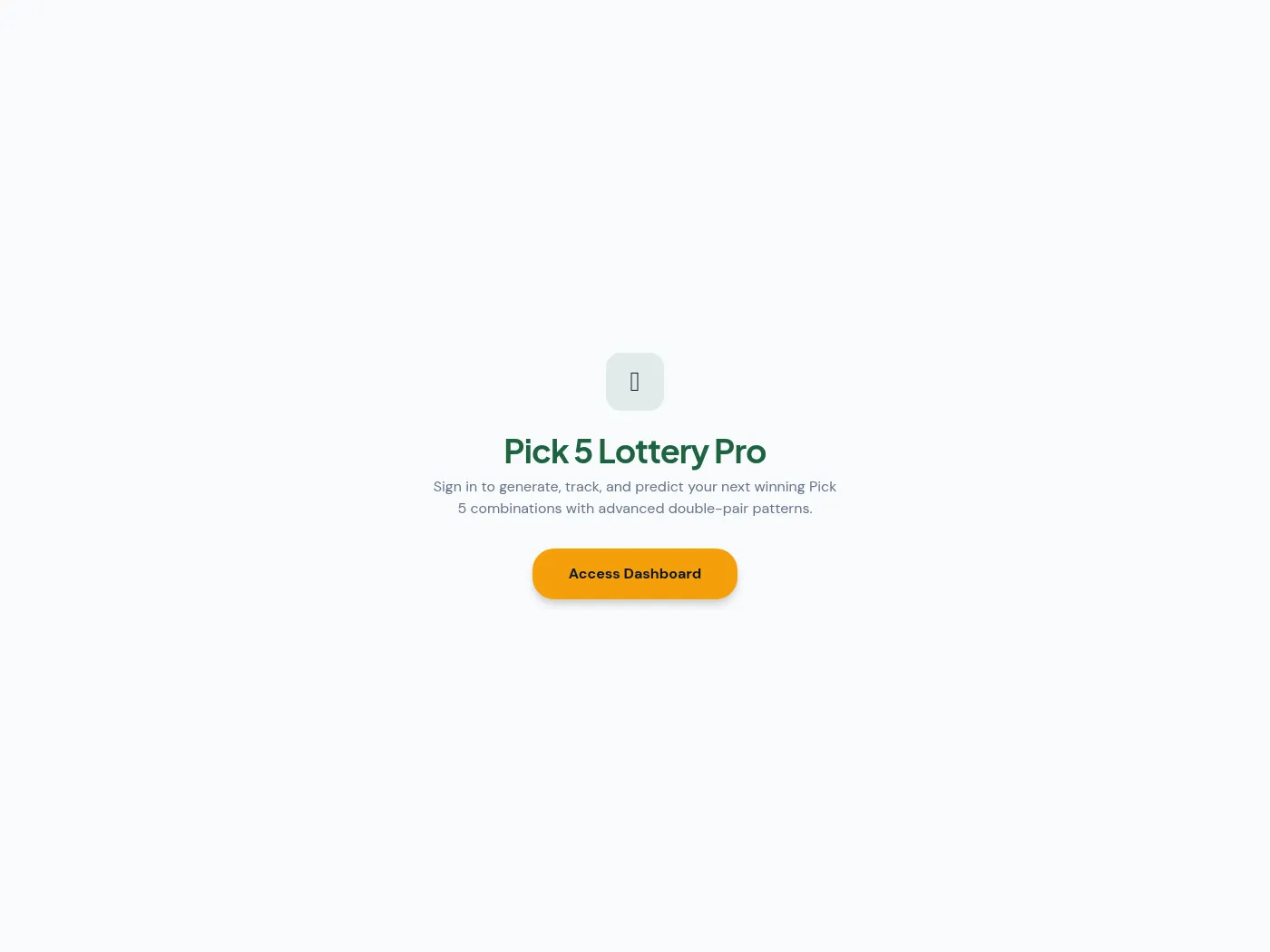 Pick 5 Lottery Pro