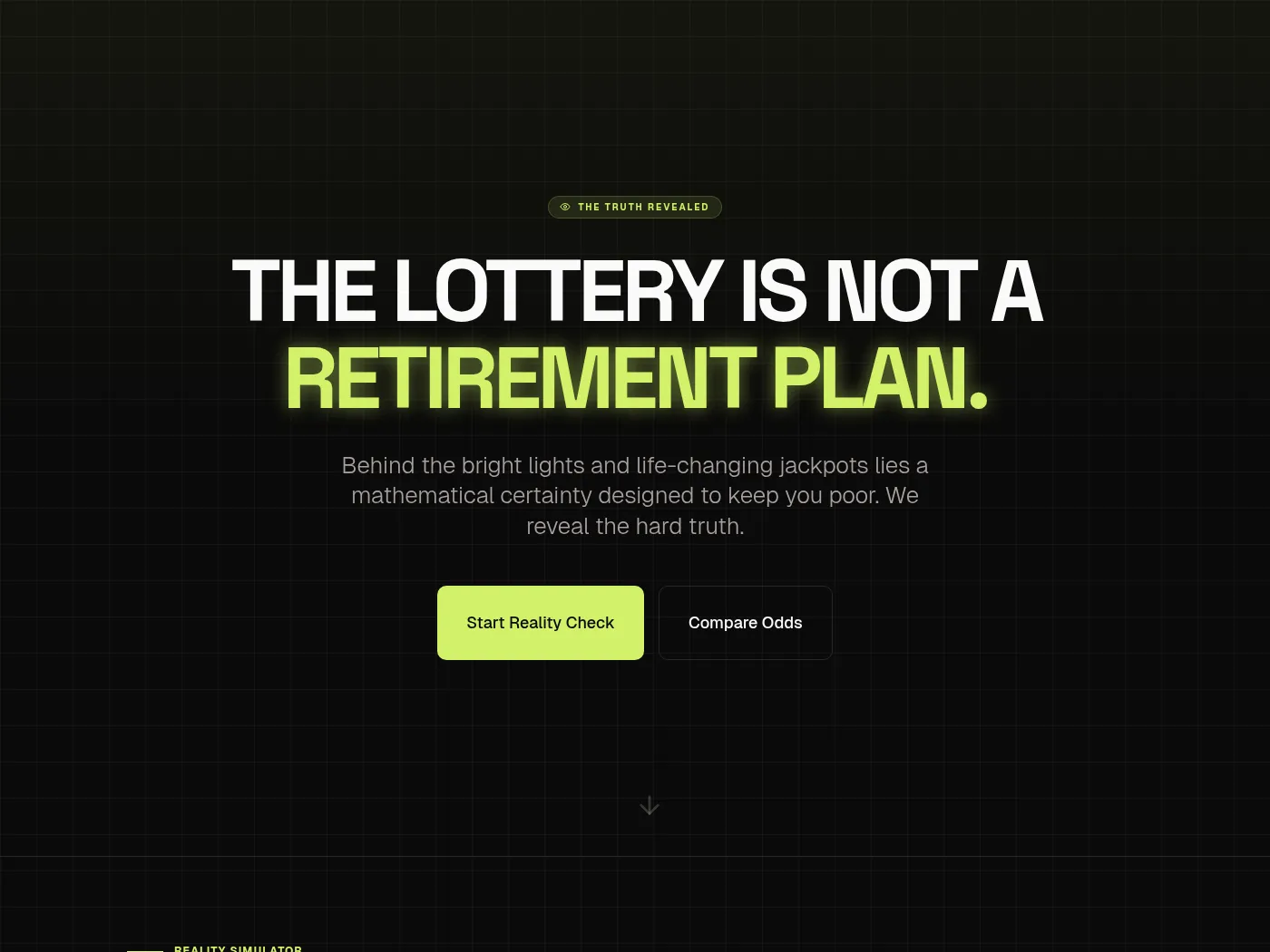 Lottery Truth Revealed