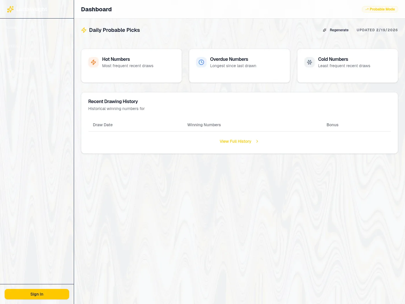 LottoInsight Analyzer