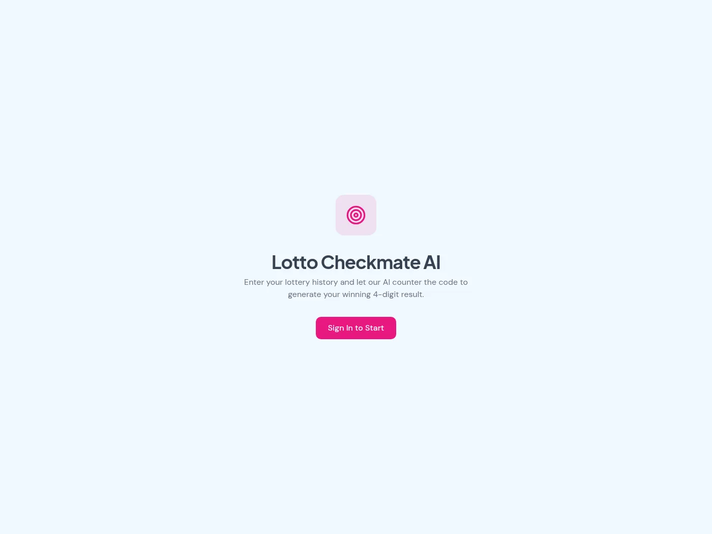 Lotto Checkmate AI