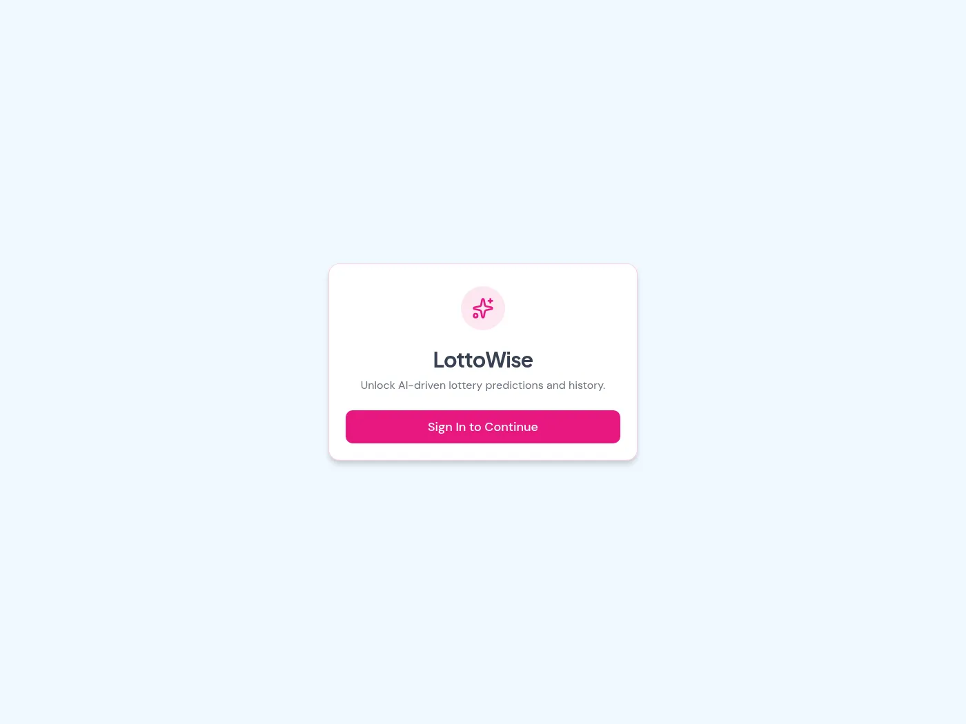 LottoWise Predictor