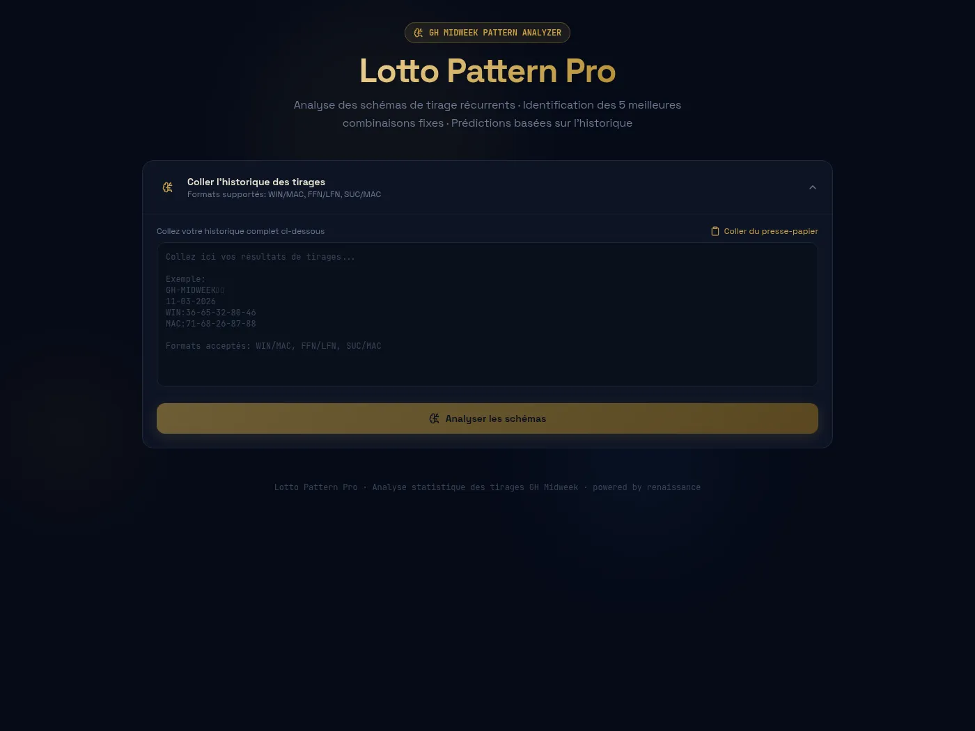 Lotto Pattern Pro