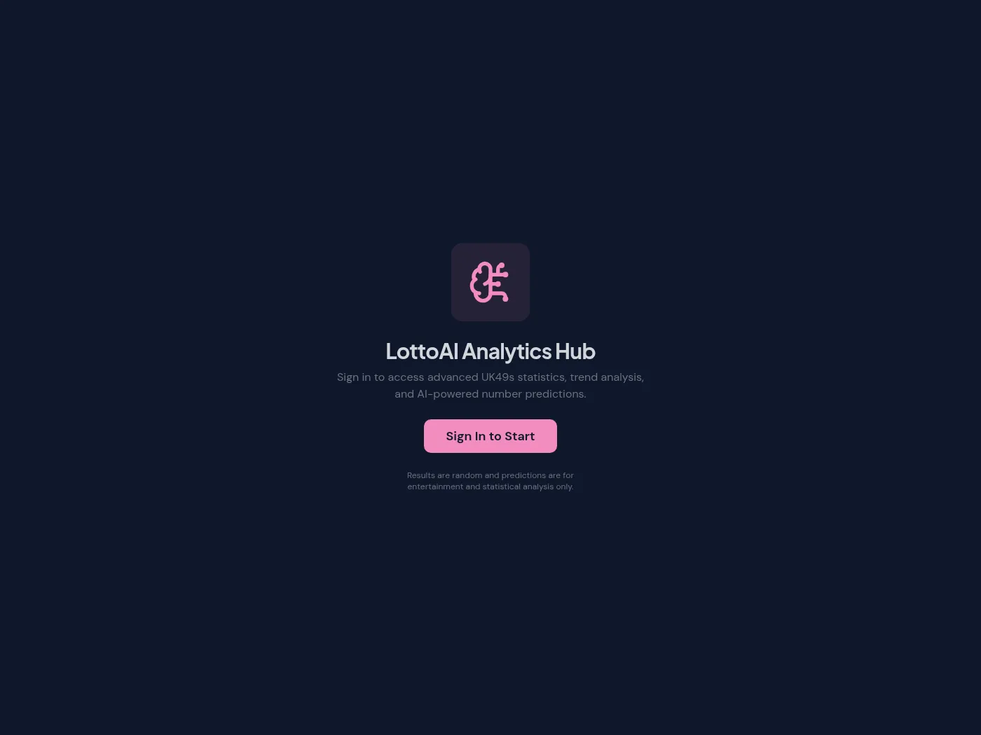 LottoAI Analytics Hub