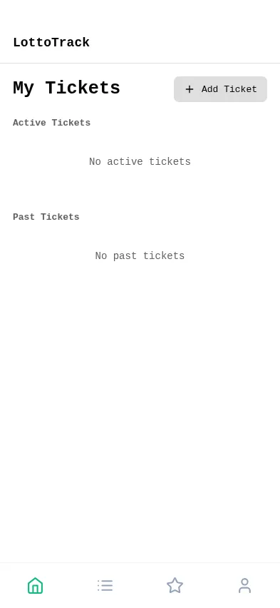 LottoTrack MVP