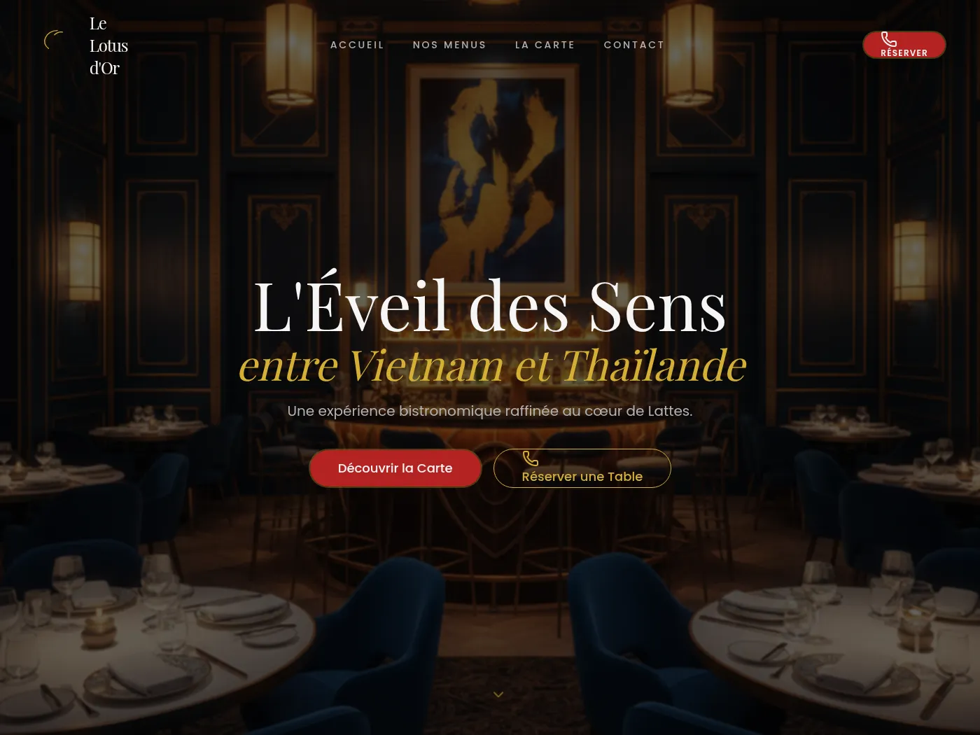 Lotus d'Or Web Experience