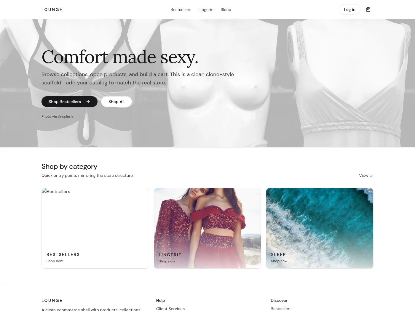 Lounge.com Clone