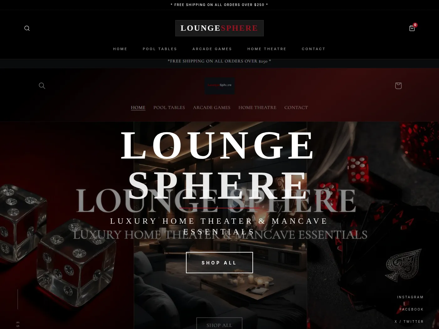 Lounge Sphere Storefront