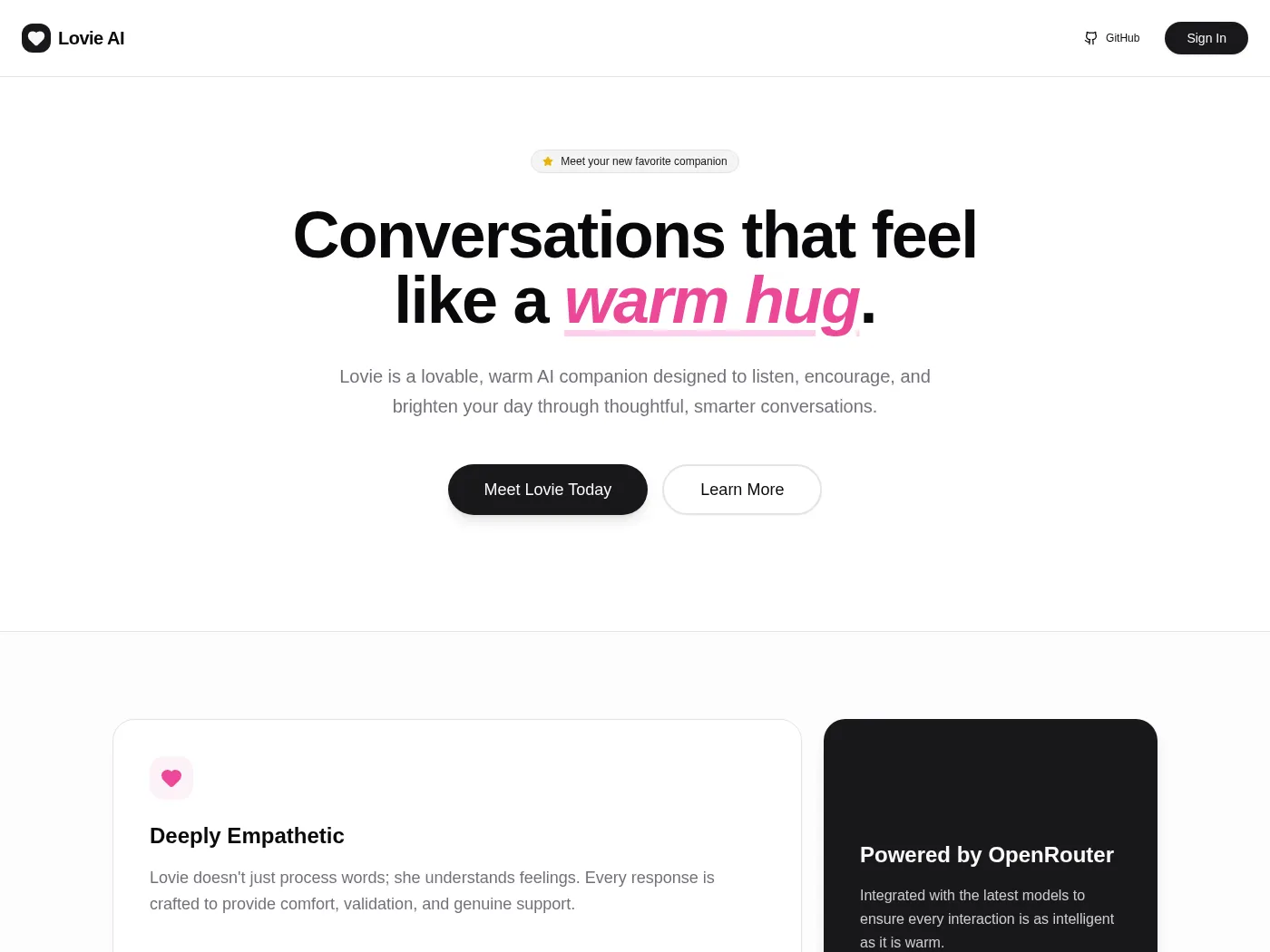 Lovable AI Companion