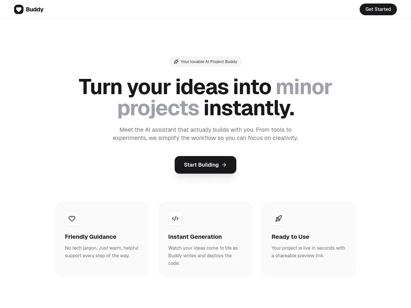 Lovable AI Project Buddy