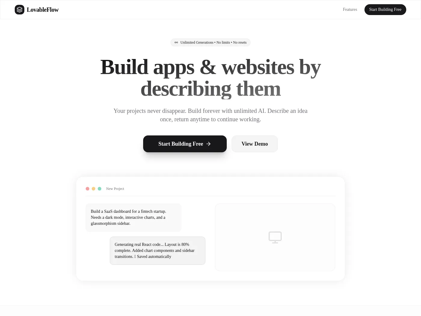 LovableFlow AI Builder