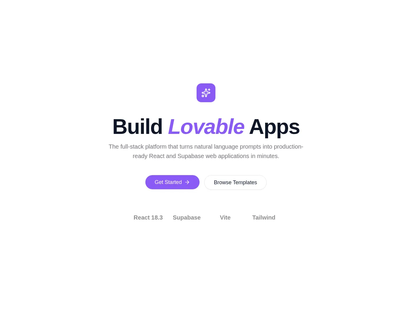Lovable AI App Builder