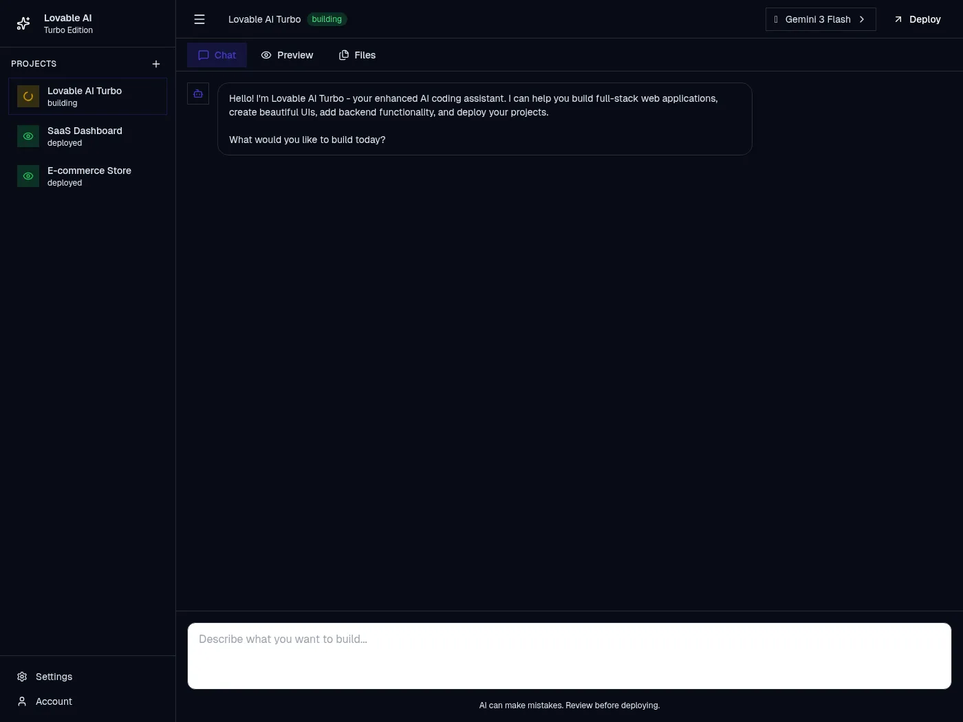 Lovable AI Turbo
