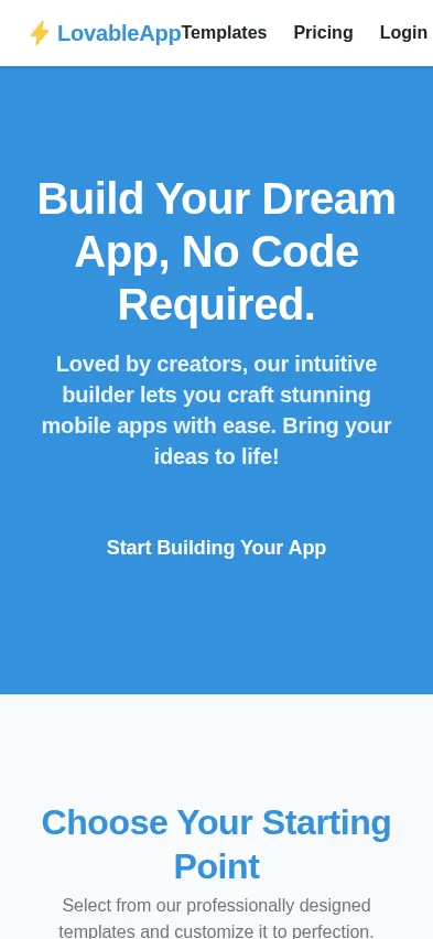 Lovable App Builder