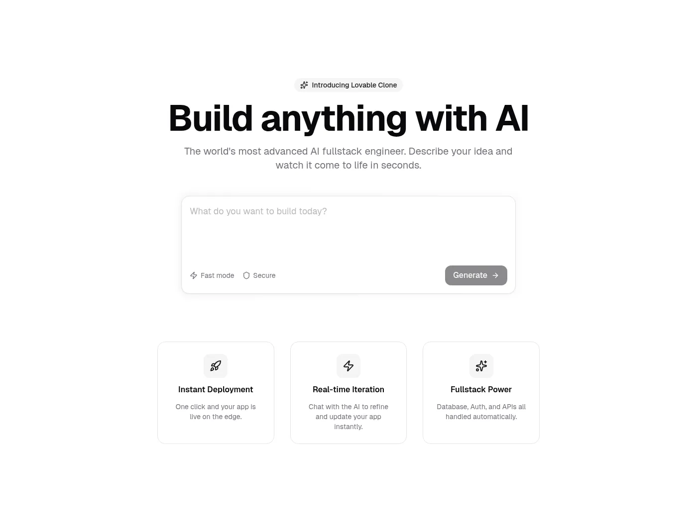 Lovable Clone App