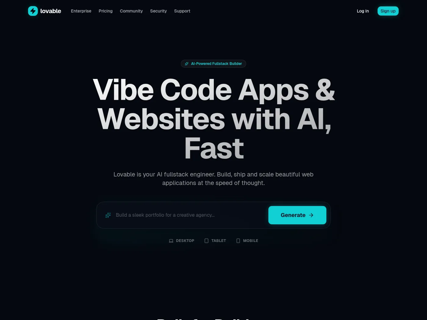 Lovable Web Clone