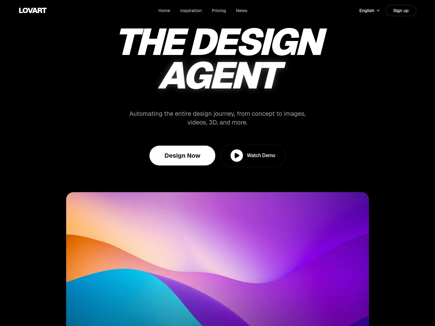 Lovart Site Clone
