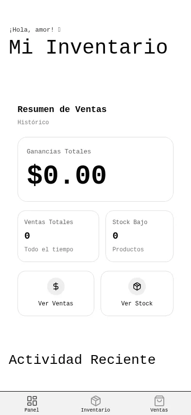 Love Inventory App