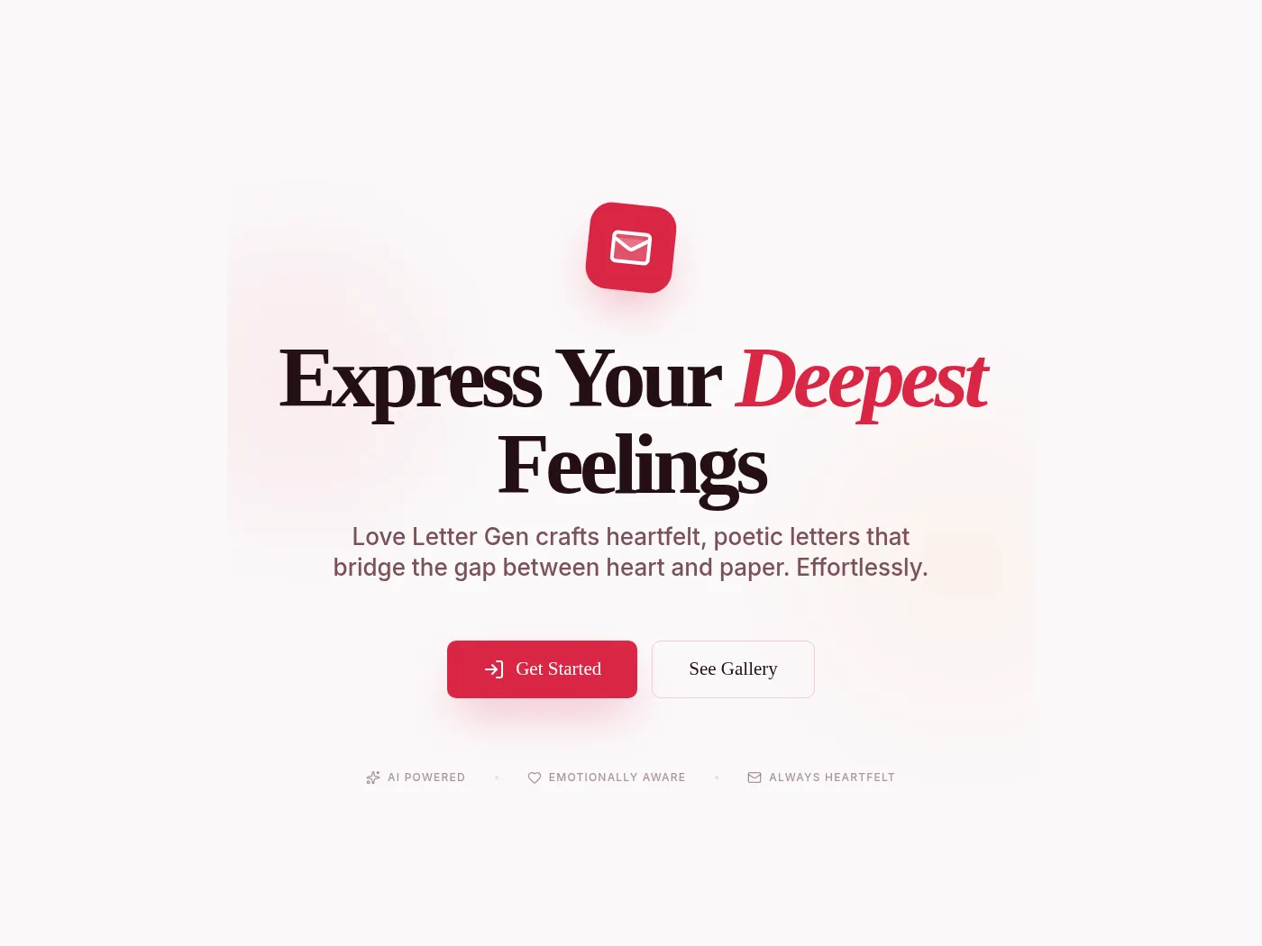 Love Letter Generator