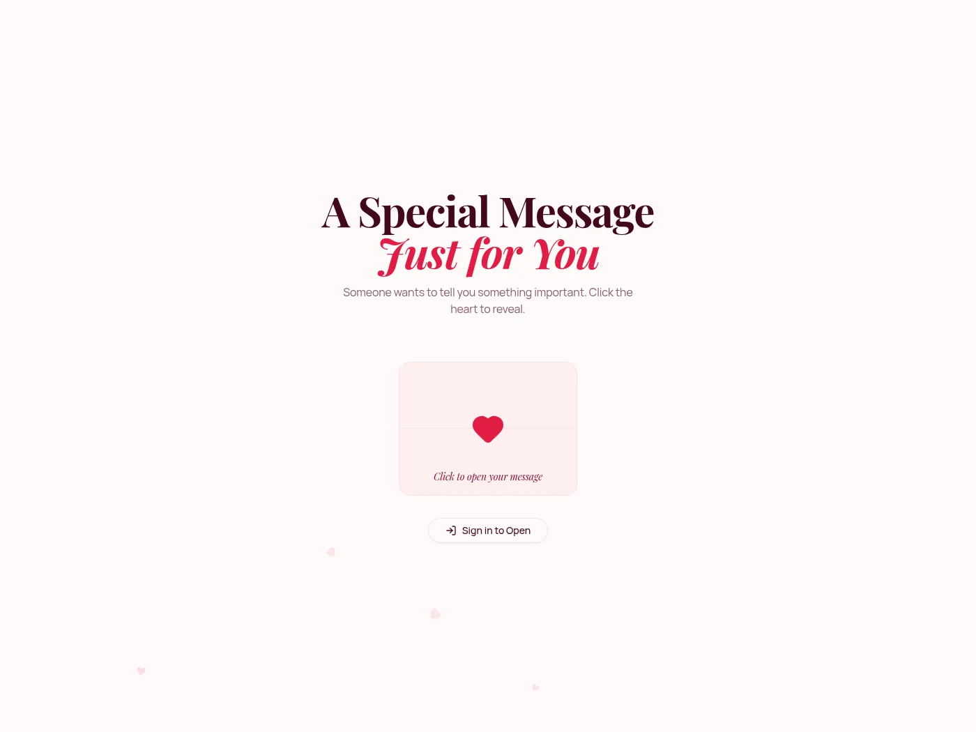 Love Message Sender