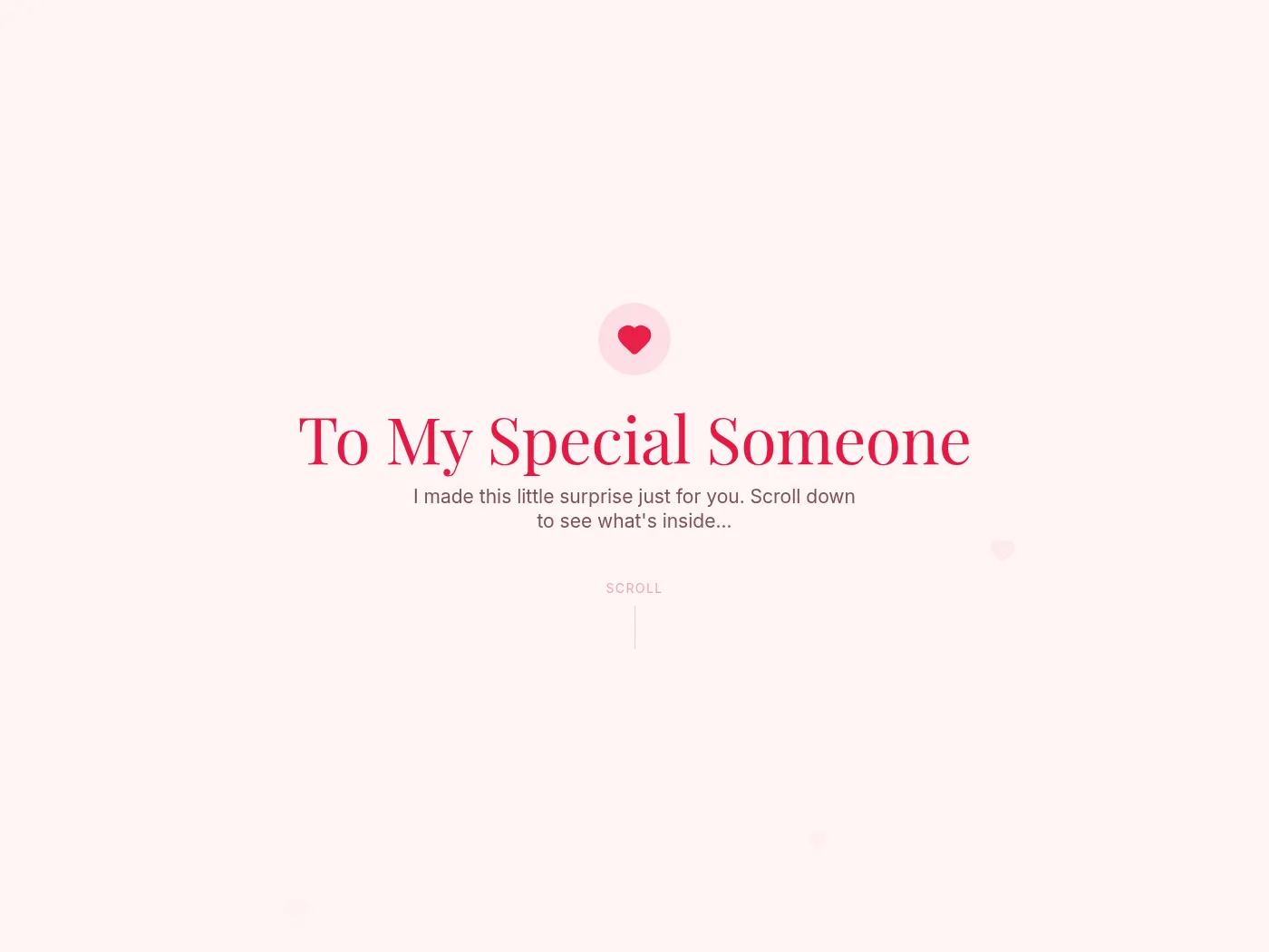 Love Note Website