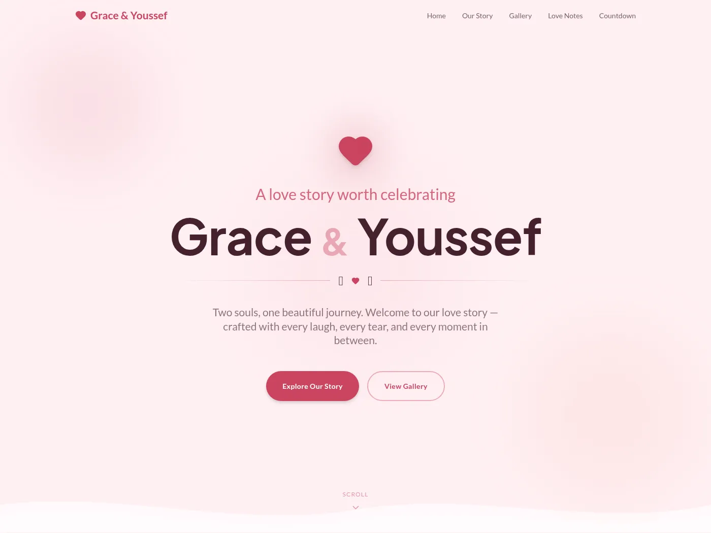 Grace & Youssef Love Site