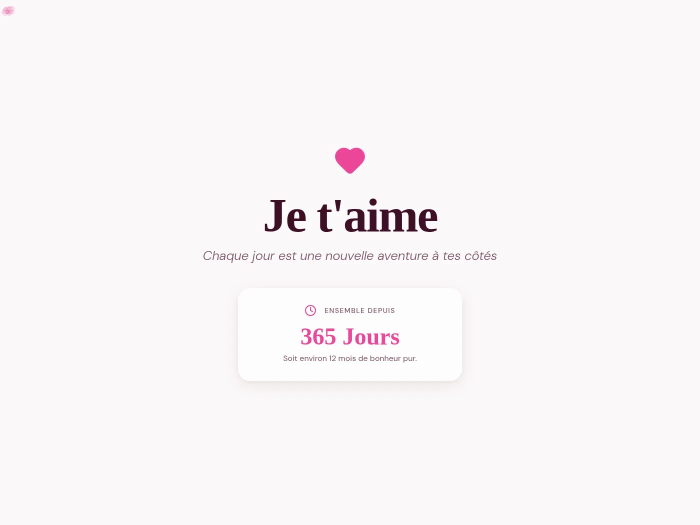 Love Story Timeline