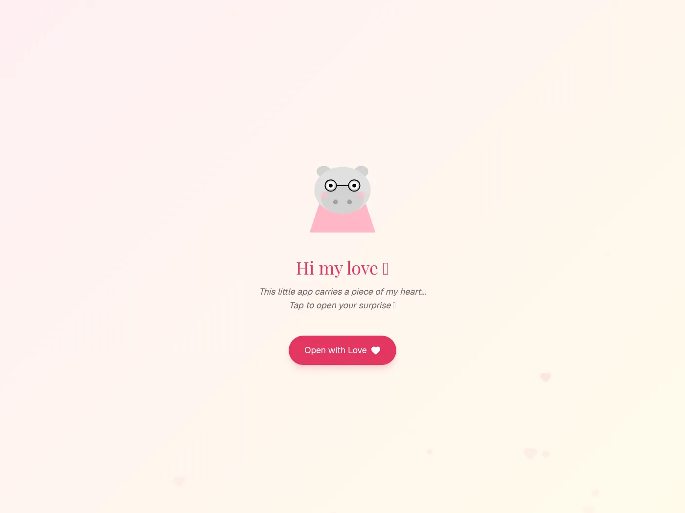 LoveLetter Surprise App