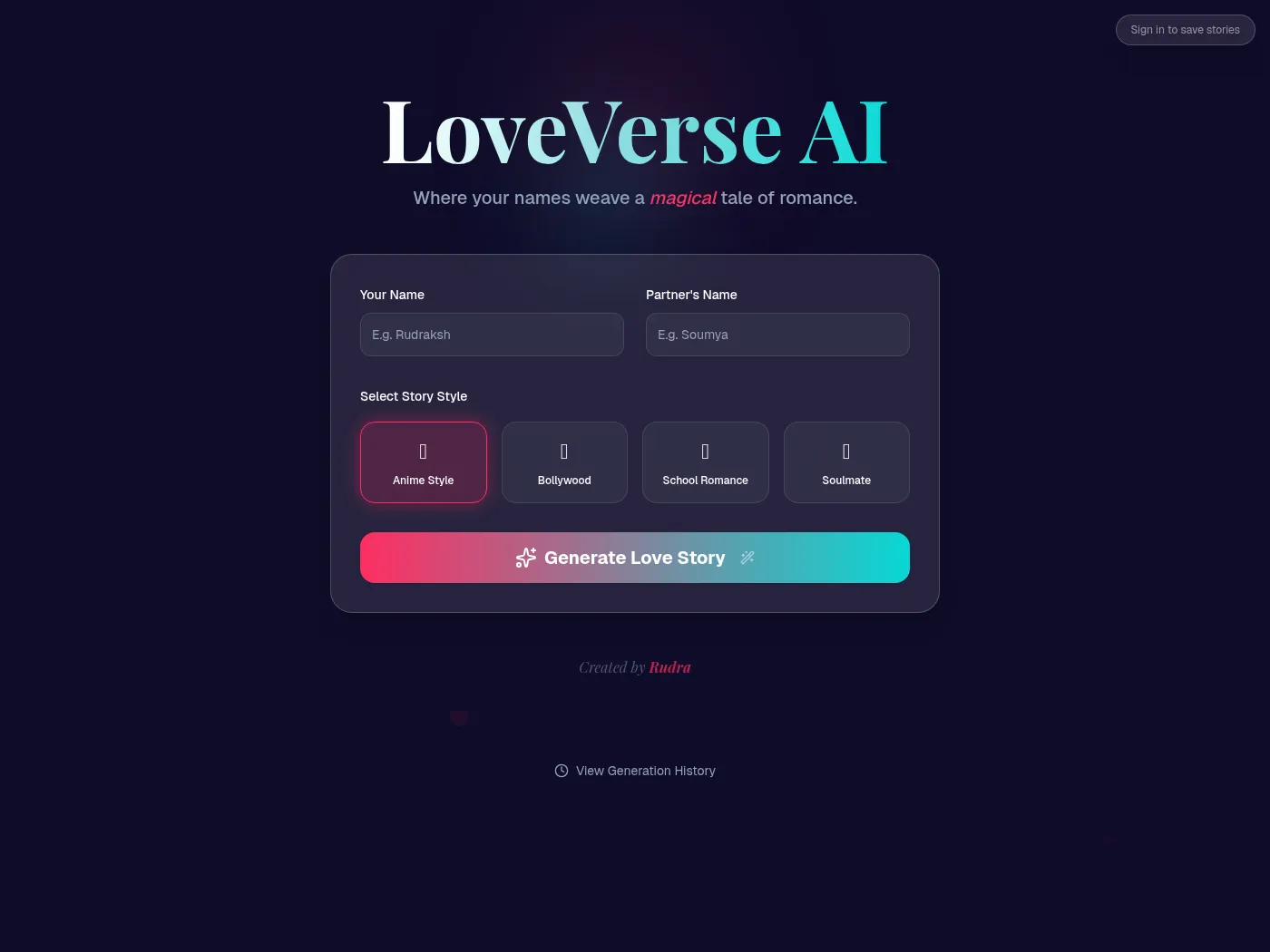 LoveVerse AI