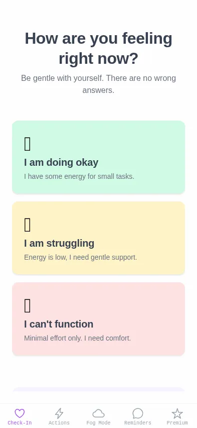Low Energy Mode App