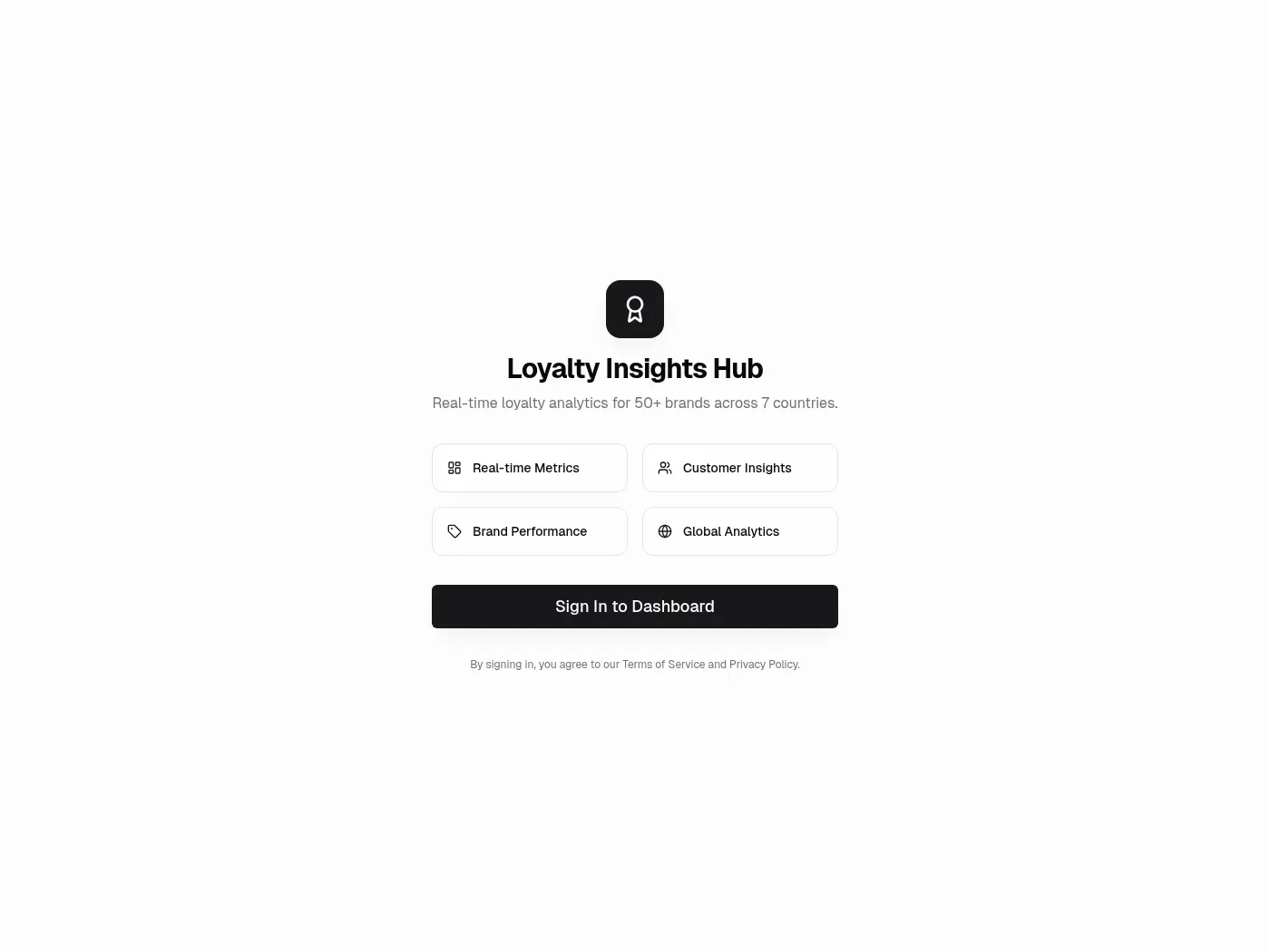 Loyalty Insights Hub