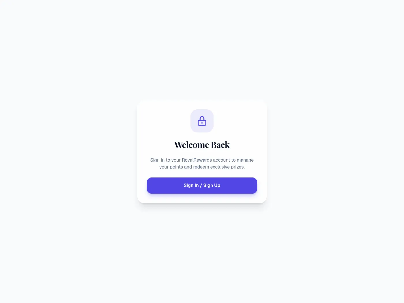 Loyalty Points WebApp